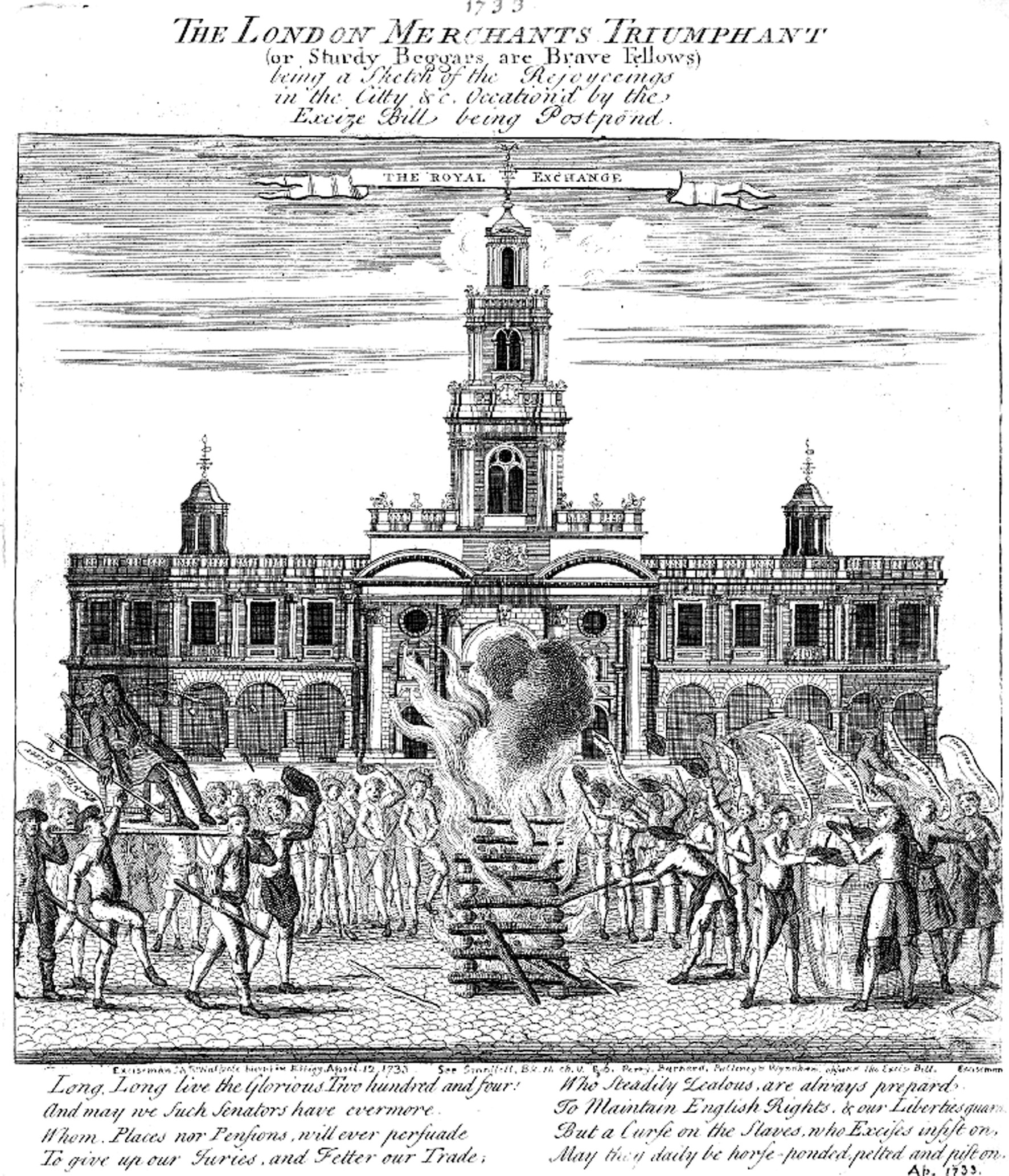 Today in London’s past: Riots defeat the Excise Bill & Londoners party ...