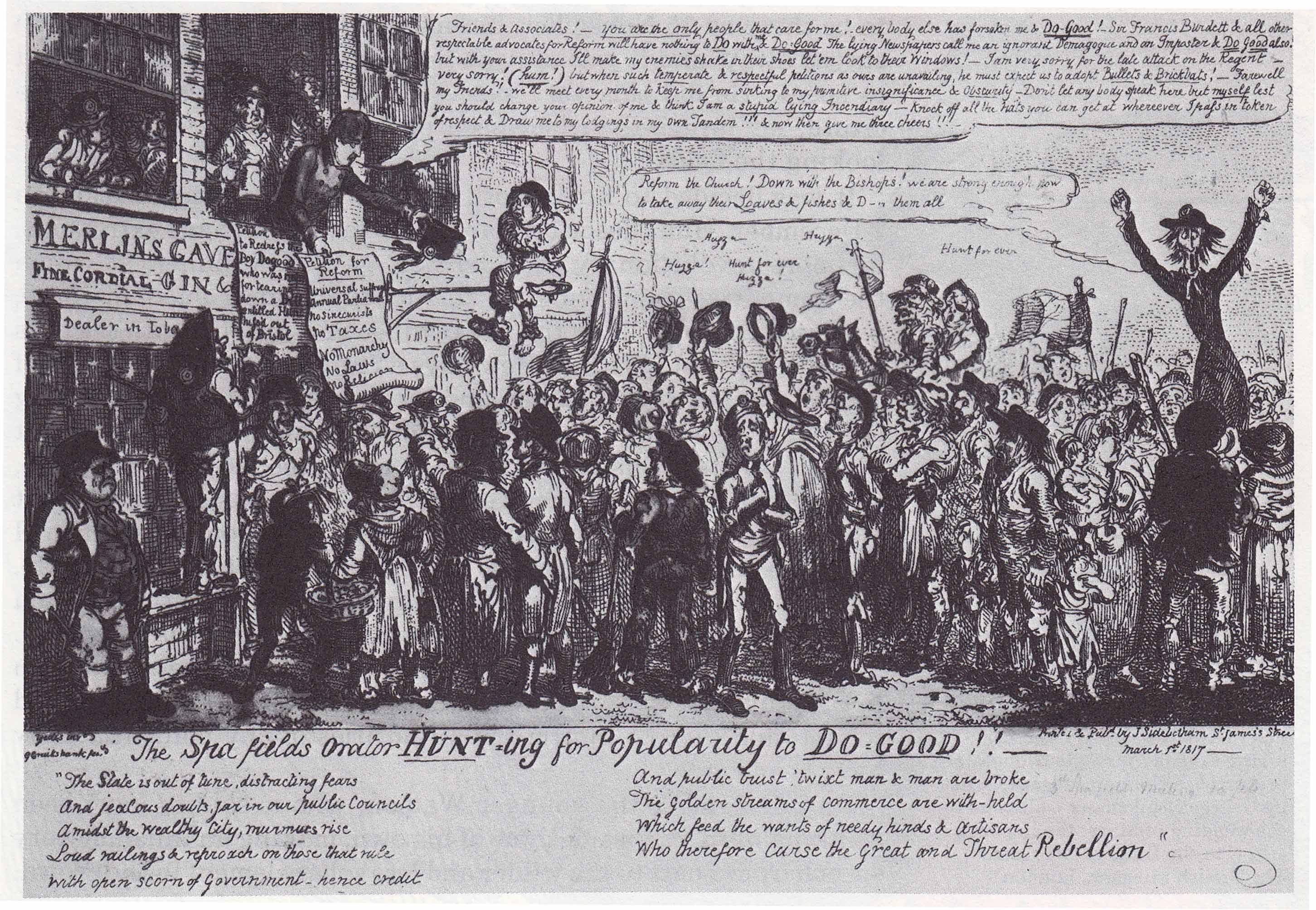 Today in London radical history: Spa Fields reform demo erupts into ...