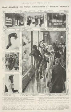 Today in London smashing herstory, 1912: suffragettes demolish West End ...